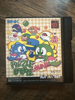 Neo Geo Pocket Color Puzzle Bobble Mini Bust A Move English - US Seller ...
