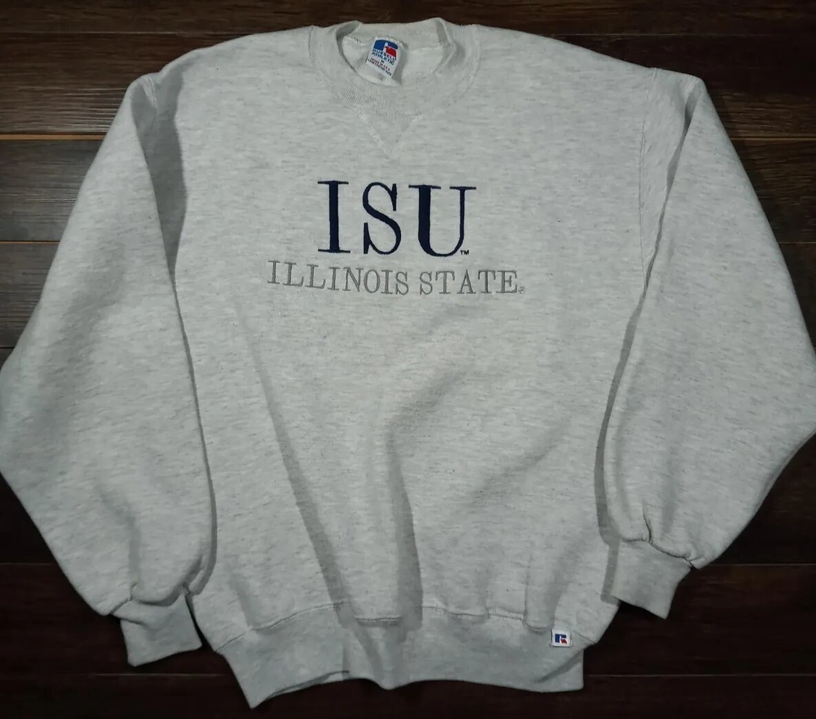 Vtg Mens Medium University of Illinois Sweatshirt Russell Athletic Made ...