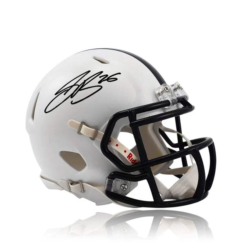 Saquon Barkley Penn State Nittany Lions Autographed Signed Mini-Helmet ...