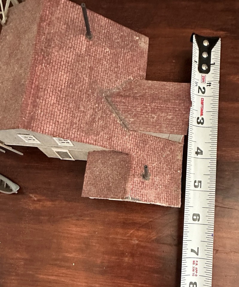 Vtg HO Scale Scratch Built Wooden Boat House Weathered Train Room Fine ...