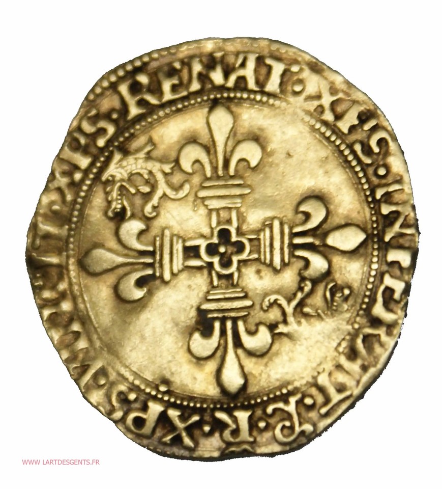 (FR1) Écu d'OR au soleil du DAUPHINÉ, 7e type 1528/1529. Romans TTB ...