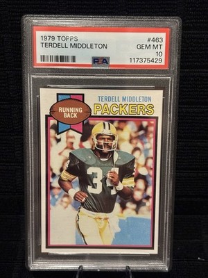 1979 Topps Terdell Middleton #463 Rookie RC PSA 10 GEM MT * New Slab ...