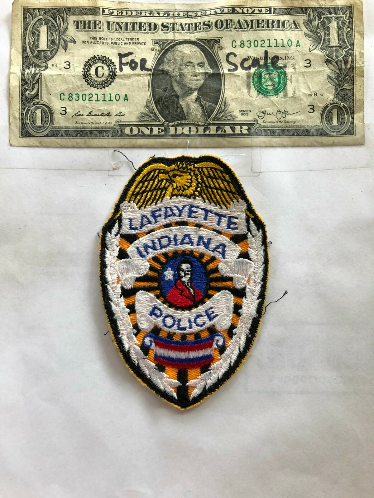 Lafayette Indiana Police Patch Pre-sewn good shape | eBay