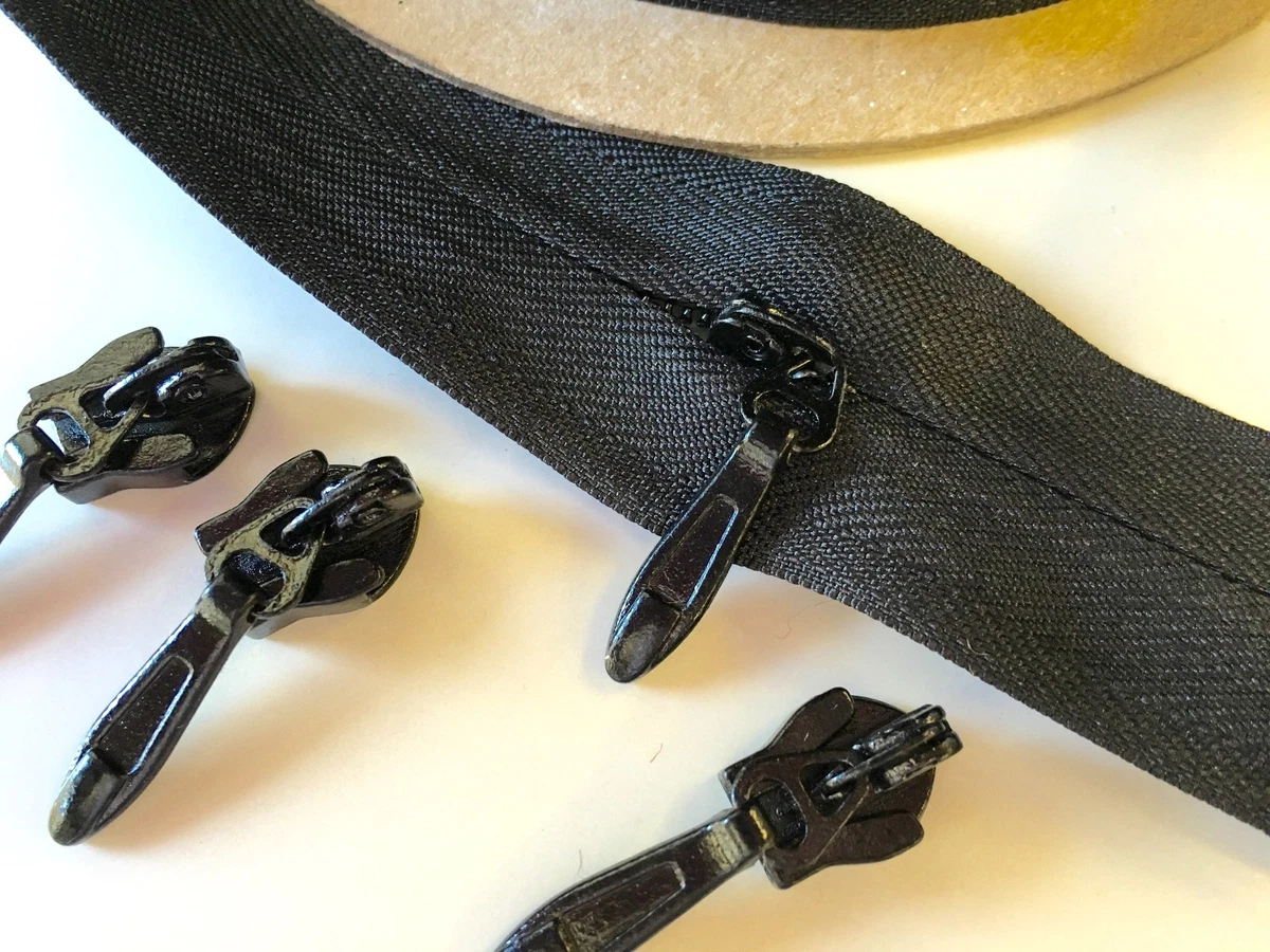 Black Invisible Zipper