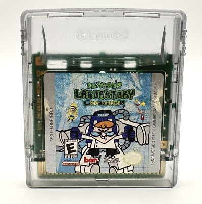 Dexter's Laboratory: Robot Rampage (Nintendo GameBoy Color) - Tested | eBay