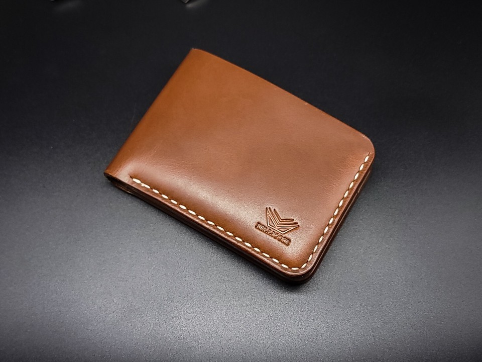 Premium Handmade Leather Bifold Wallet Full Grain Leather Perfect Gift ...
