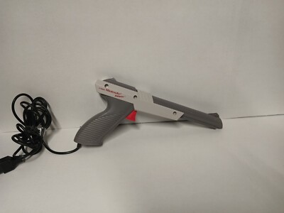 Original 1985 Nintendo NES Zapper Duck Hunt Gun NES-005 Gray | eBay