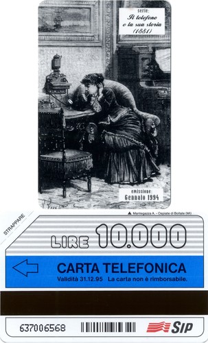 SCHEDA TELEFONICA C&C 2336 GOLDEN 293 - LA STORIA DEL TELEFONO 1881 ...