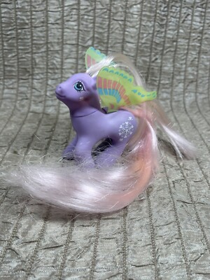 Vintage My Little Pony G1 1988 Windy Wing Ponies Butterfly Snowflake ...