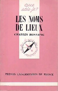 Les noms de lieux - Charles Rostaing - V532039 | eBay