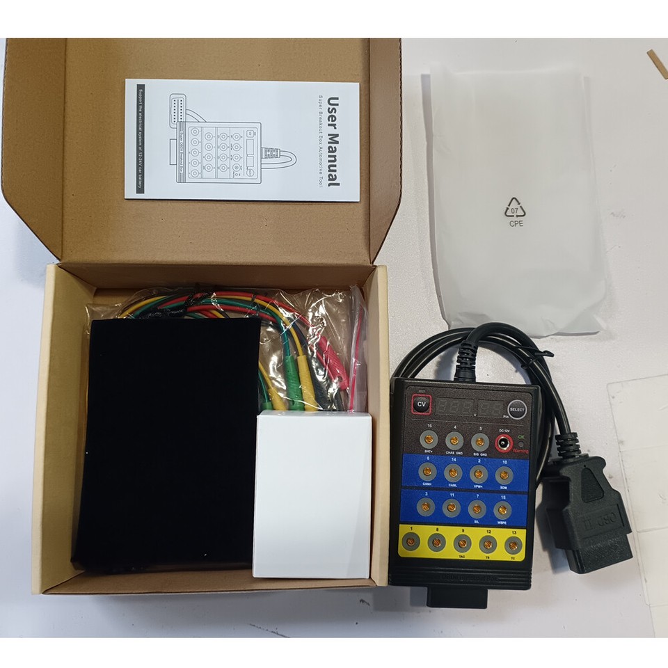 Auto Car OBD Break Out OBD2 Breakout Tester Can Test Box OBD2 Pin Out ...