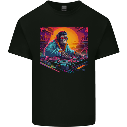 DJ Kong Funny Ape on the Decks Music Mens Cotton T-Shirt Tee Top | eBay