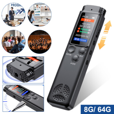 Digital Voice Recorder Activated Recorder w/Playback Tape Recorder for ...