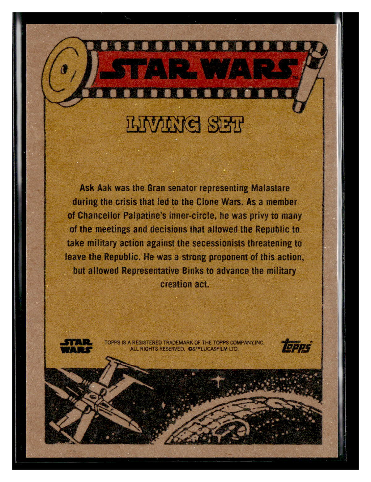 Star Wars Living Set #320 Ask Akk | eBay