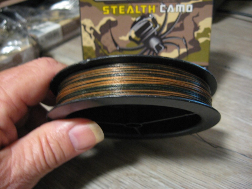 SpiderWire Stealth Camo Braided Fishing Line - 8 LB - 125 Yds - Camo ...