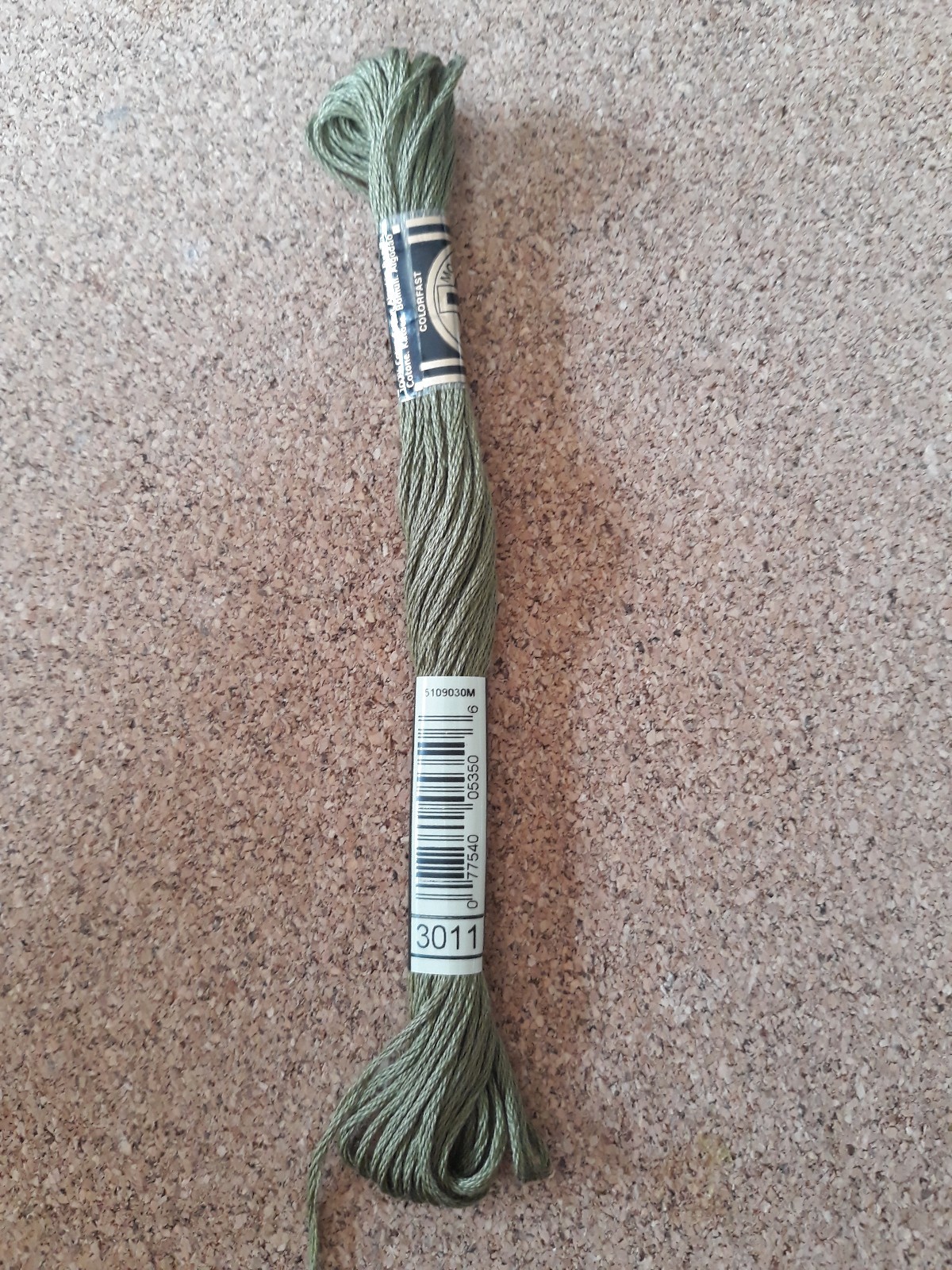 DMC 3011 olive moss green stranded floss embroidery thread brand new | eBay