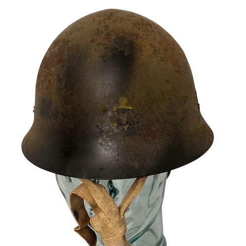 WWII Japanese SNLF Helmet Type 90 Liner Chinstrap Special Naval Landing ...