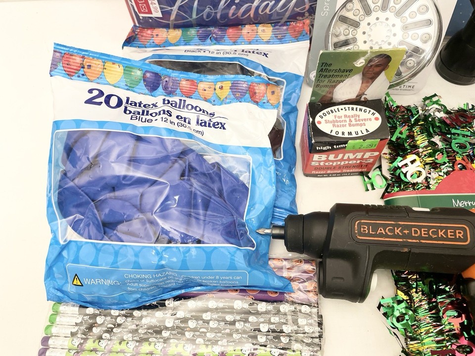 (55) HUGE Lot JUNK DRAWER Items Blink Octaprime Black Decker SONY ...