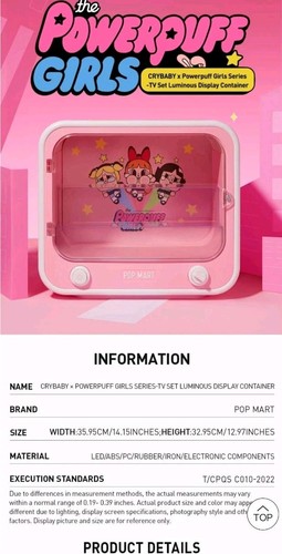 Pop Mart x Powerpuff Girls Series-Tv Set Luminous Display Container | eBay