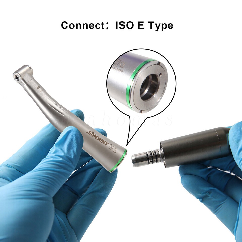 Dental 8:1 Endo Handpiece Endodontic Contra Angle Push Button Micro ...