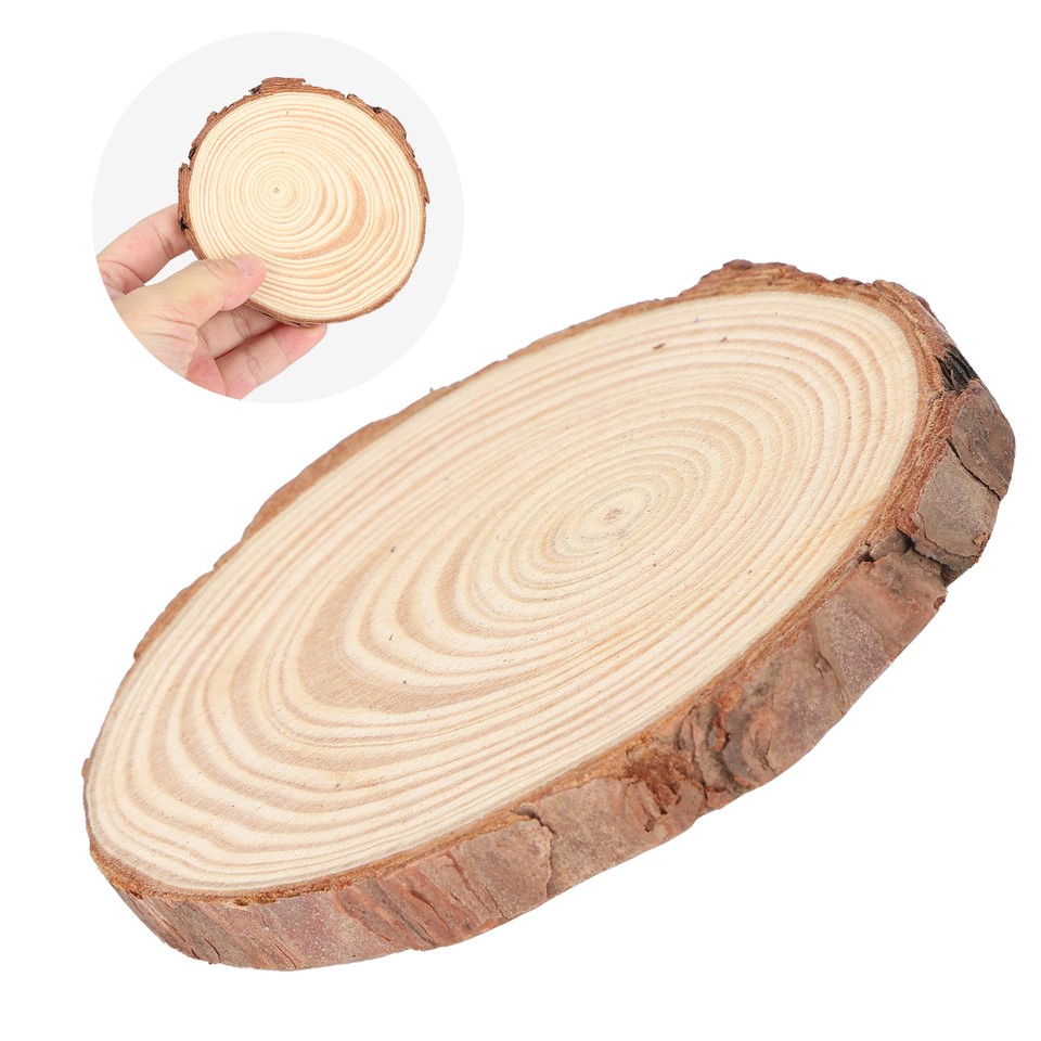 Wood Slices Round Pine Logs Crafts Painting Wedding Party Decoration 4 ...