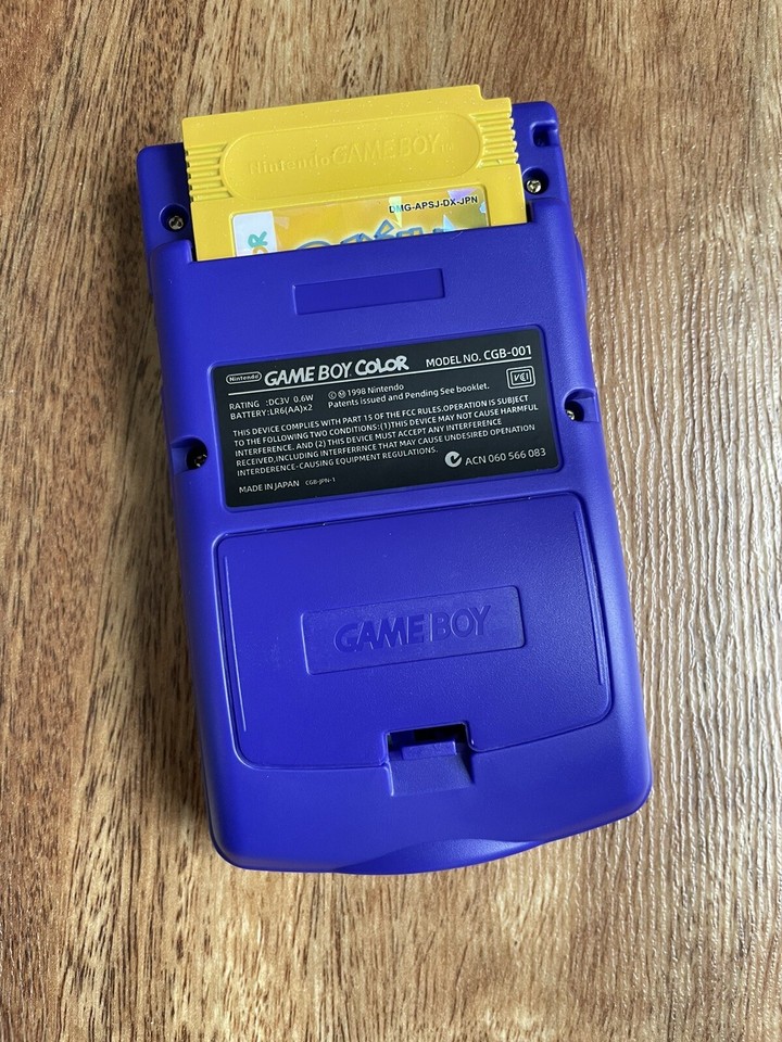 Nintendo Gameboy Color Colour Game Boy BACKLIT IPS Q5 GBC 🔹Grape Purple ...