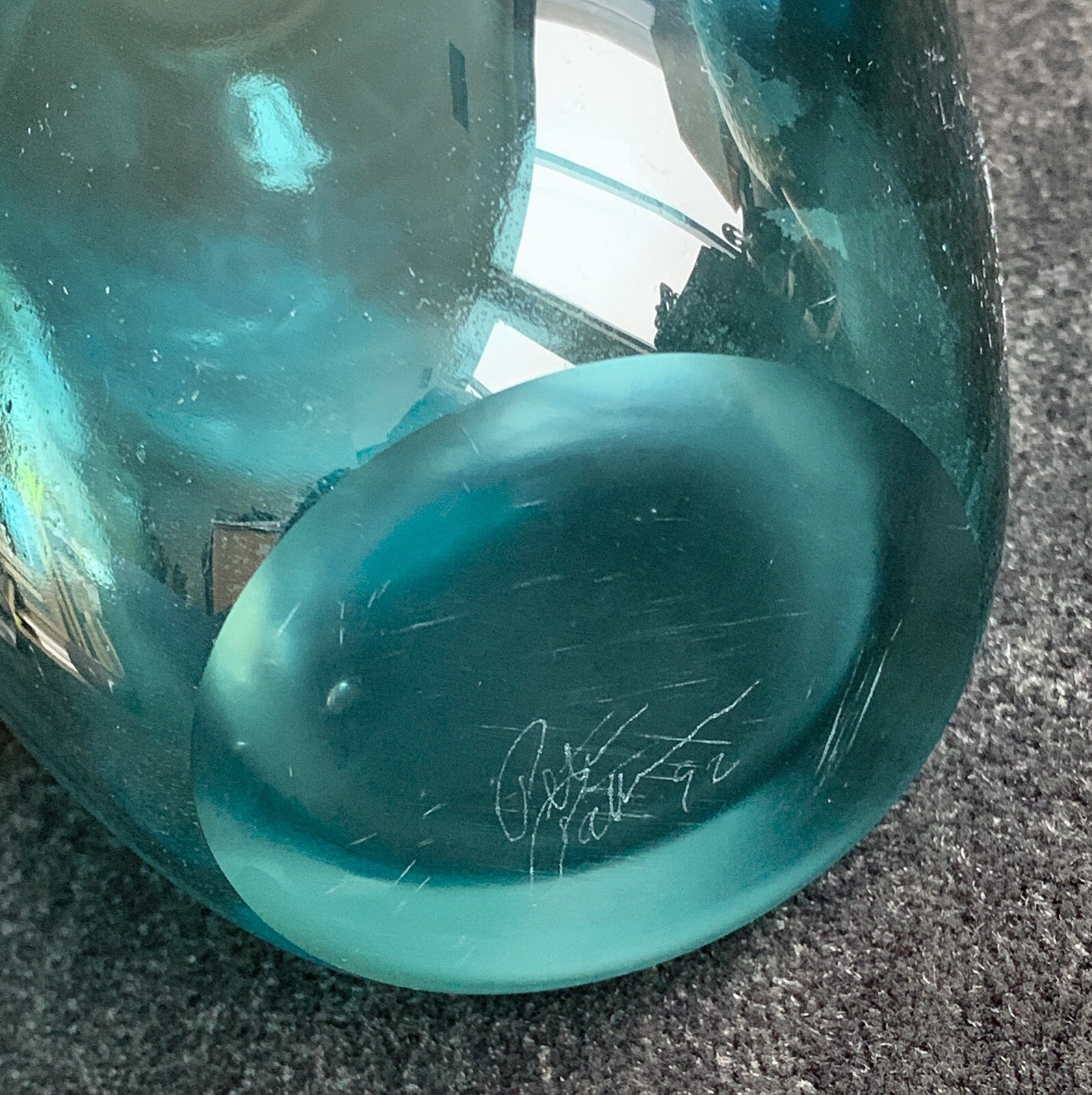 Peter Patterson art glass vase 1992 | eBay