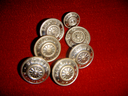 7 Vintage WW2 British Railways Buttons 1940s | eBay