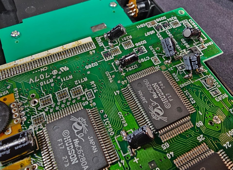 NEC PC Engine Turbo Express Hand Held Console - No Power, Caps Replaced ...