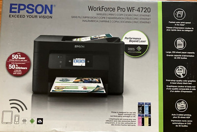 BRAND NEW Epson WorkForce Pro WF-4720 Color Multifunction Printer | eBay