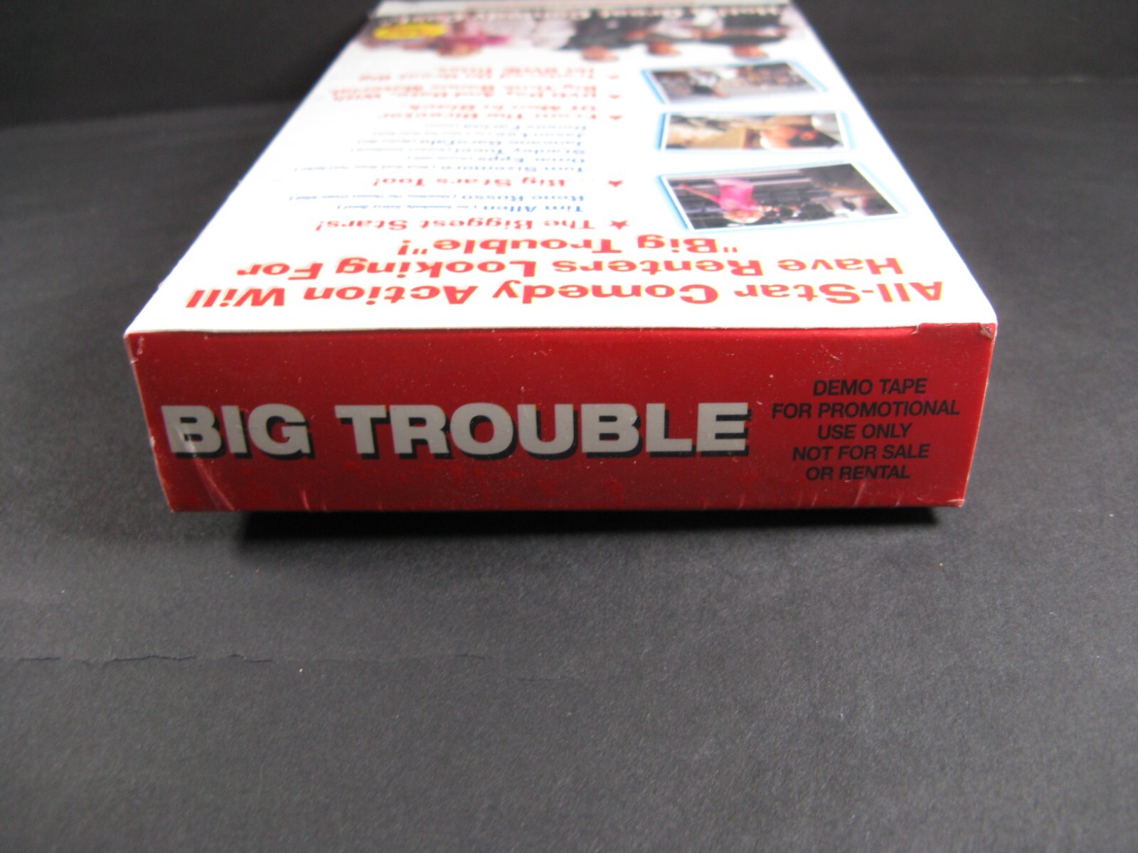 Big Trouble (VHS, 2002, Rene Russo, Tim Allen) DEMO TAPE FOR RETAILERS ...