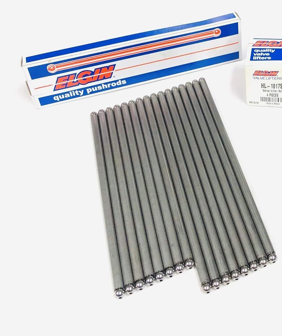 PUSHRODS Set/16 for MOST 1961-1965 Chevy BB 348 409 9.13,8.77 length,5/ ...