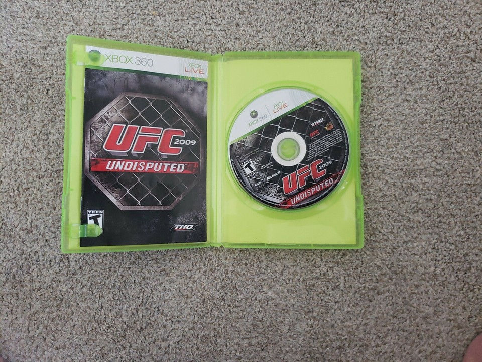 UFC Undisputed 2009 Xbox 360 Game Kids MMA Boxing/Wrestling ...