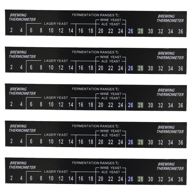 Easy Temperature Monitoring with 5pcs Home Brewing LCD Thermometer ...