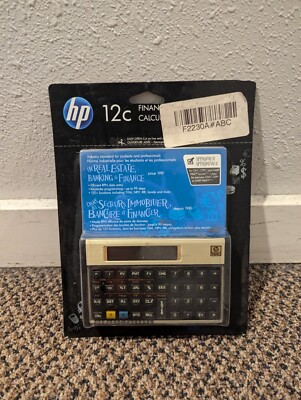 Hp Hewlett Packard 12c Financial Calculator Real Estate Banking Finance ...