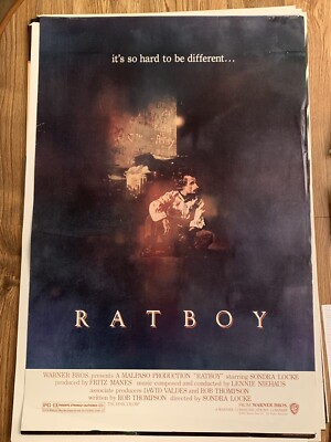 RATBOY Original Movie Poster 27”x41” Sondra Locke | eBay