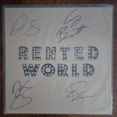 The Menzingers Signed Rented World 10th Anniversary Alt Cover vinyl ...