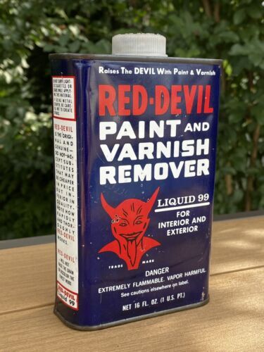 Vintage 1940's Red Devil Paint & Varnish Remover 16 Fl. Oz., Rare | eBay