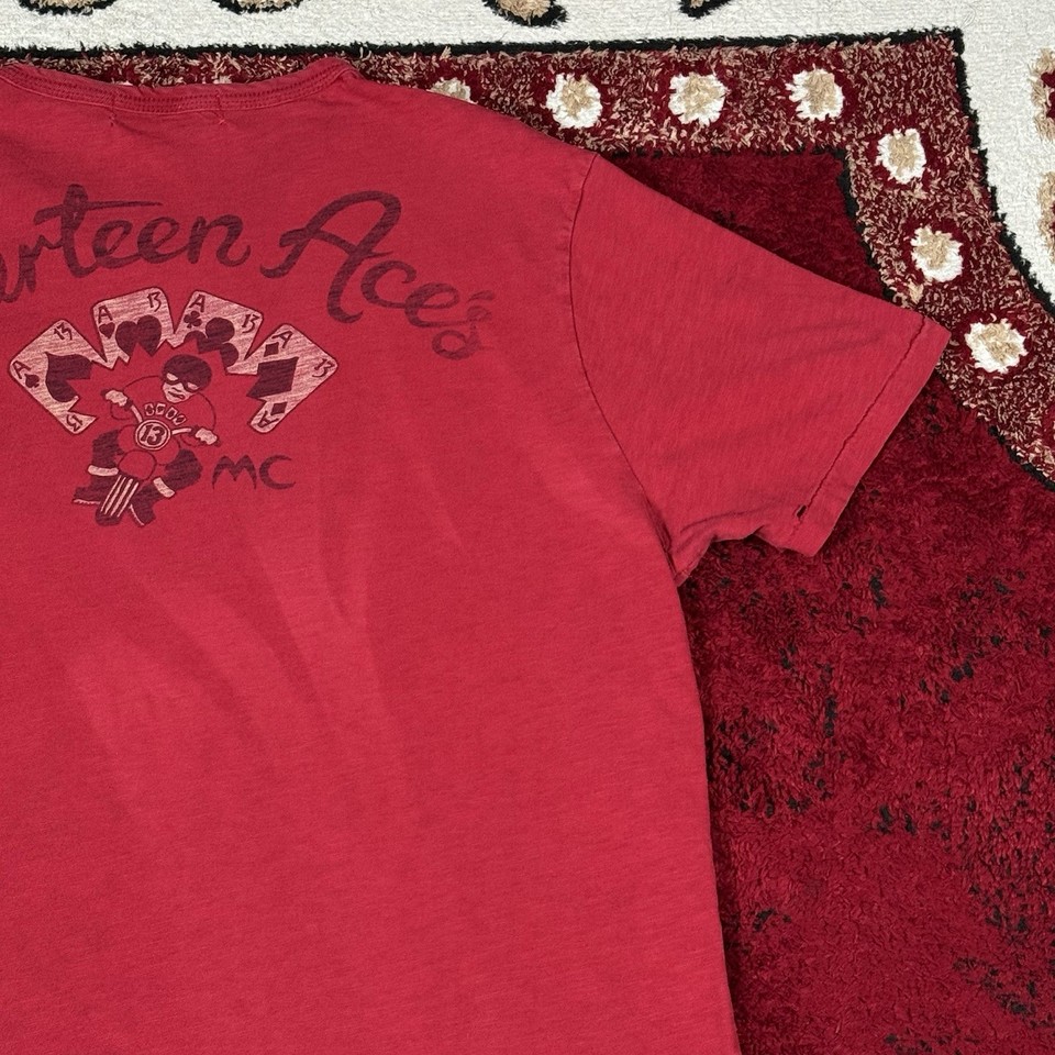 Vintage Johnson Motors Inc Thirteen Aces Sin City Distressed T Shirt ...
