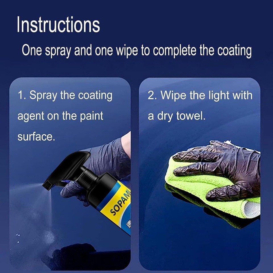 Sopami Car Coating Spray, Sopami Quick Effect Coating Agent 500ml | eBay UK