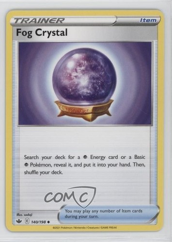 Fog Crystal Pokemon Sword & Shield Chilling Reign #140 | eBay