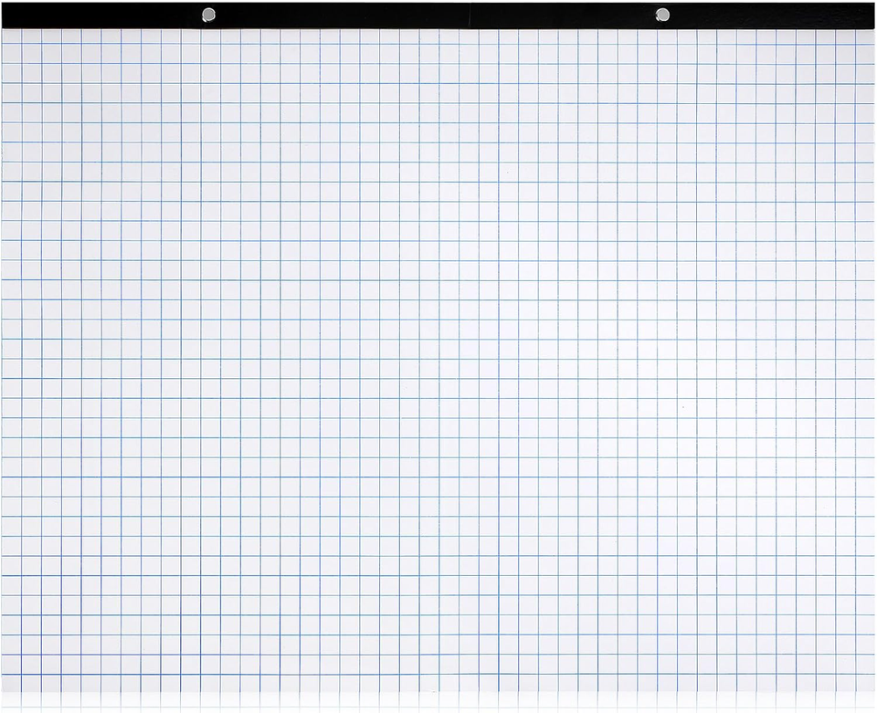 Large Engineering Graph Paper Pad 22''X17'' Landscape 4" X 4"Grid Pad ...