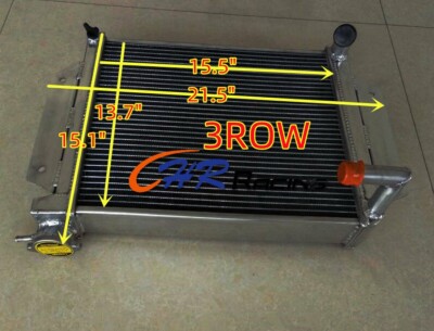 3ROW Aluminum Radiator For MG MGB Crossflow 1968-1976 Manual | eBay