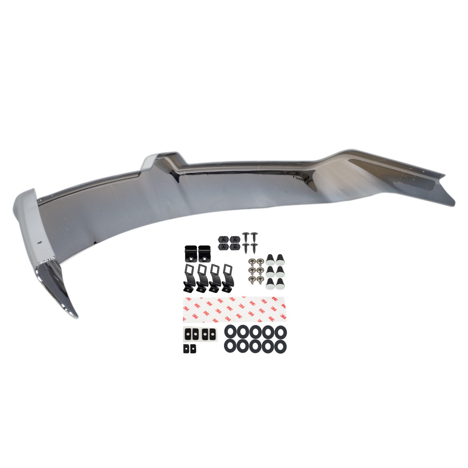 19-25 RAM 1500 CHROME BUG SHIELD AIR DEFLECTOR OEM NEW MOPAR 82215475 ...