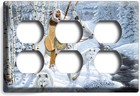 NATIVE AMERICAN INDIAN CHIEF WHITE HORSE WINTER LIGHT SWITCH OUTLET ...