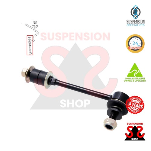 Front Axle Link Pin/Drop Link, Stabiliser Bar Suit TOYOTA Hilux Surf 3. ...
