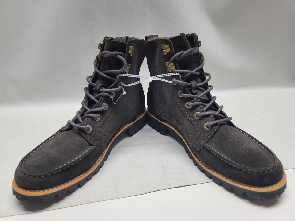 Harley Davidson Gardner 6" Dark Brown Suede Motorcycle Boots D96255 Men ...