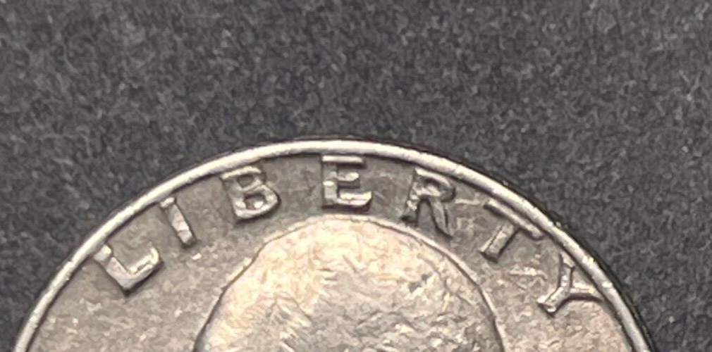 Errors Rare 1981 Quarter Coin, Error Filled P/D Blob Mint Mark, Letter ...