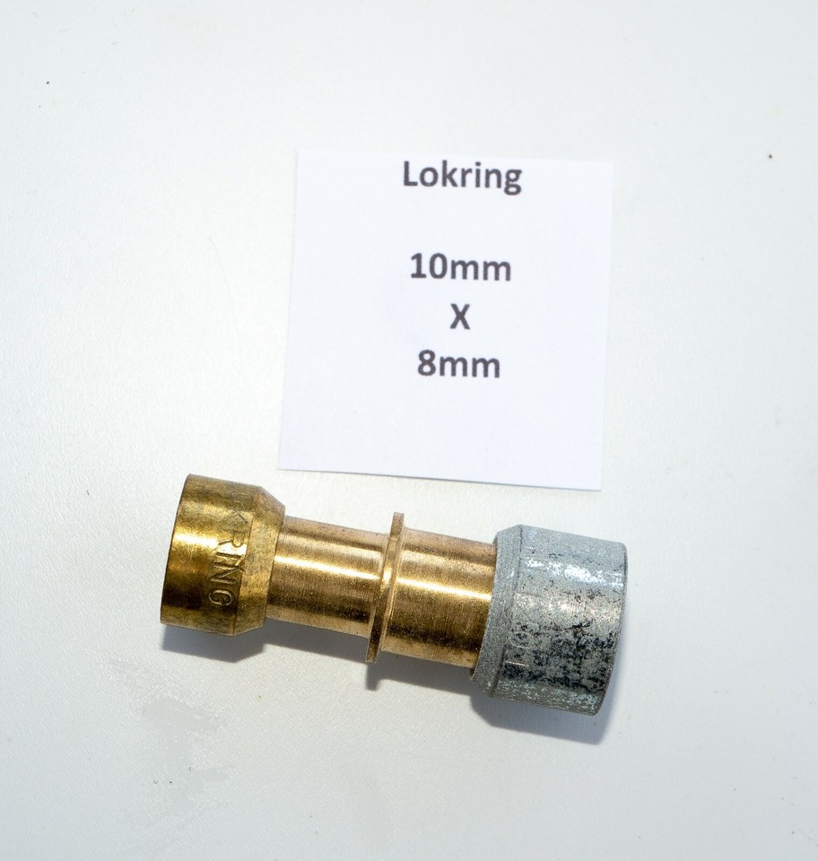 NEW Genuine Lokring connector 10mm x 8mm refrigeration system repairs ...