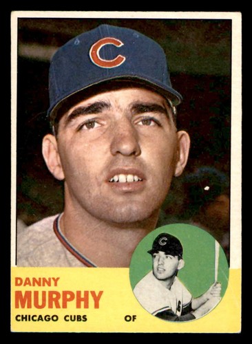 1963 Topps #272 Danny Murphy Chicago Cubs VG | eBay